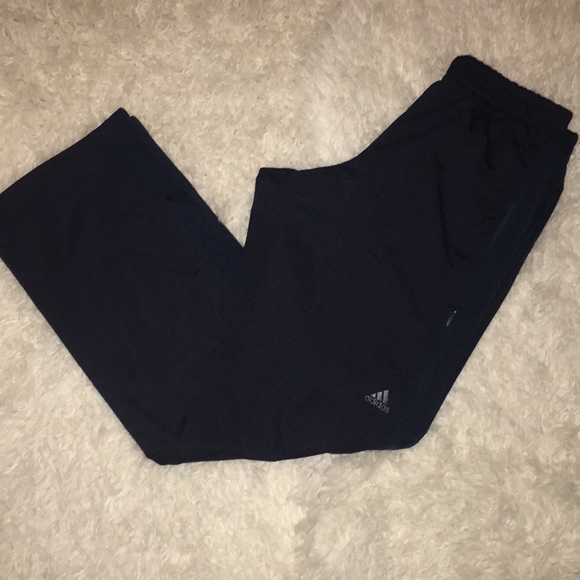 adidas | Pants | Adidas Navy Blue Workout Casual Pants | Poshmark
